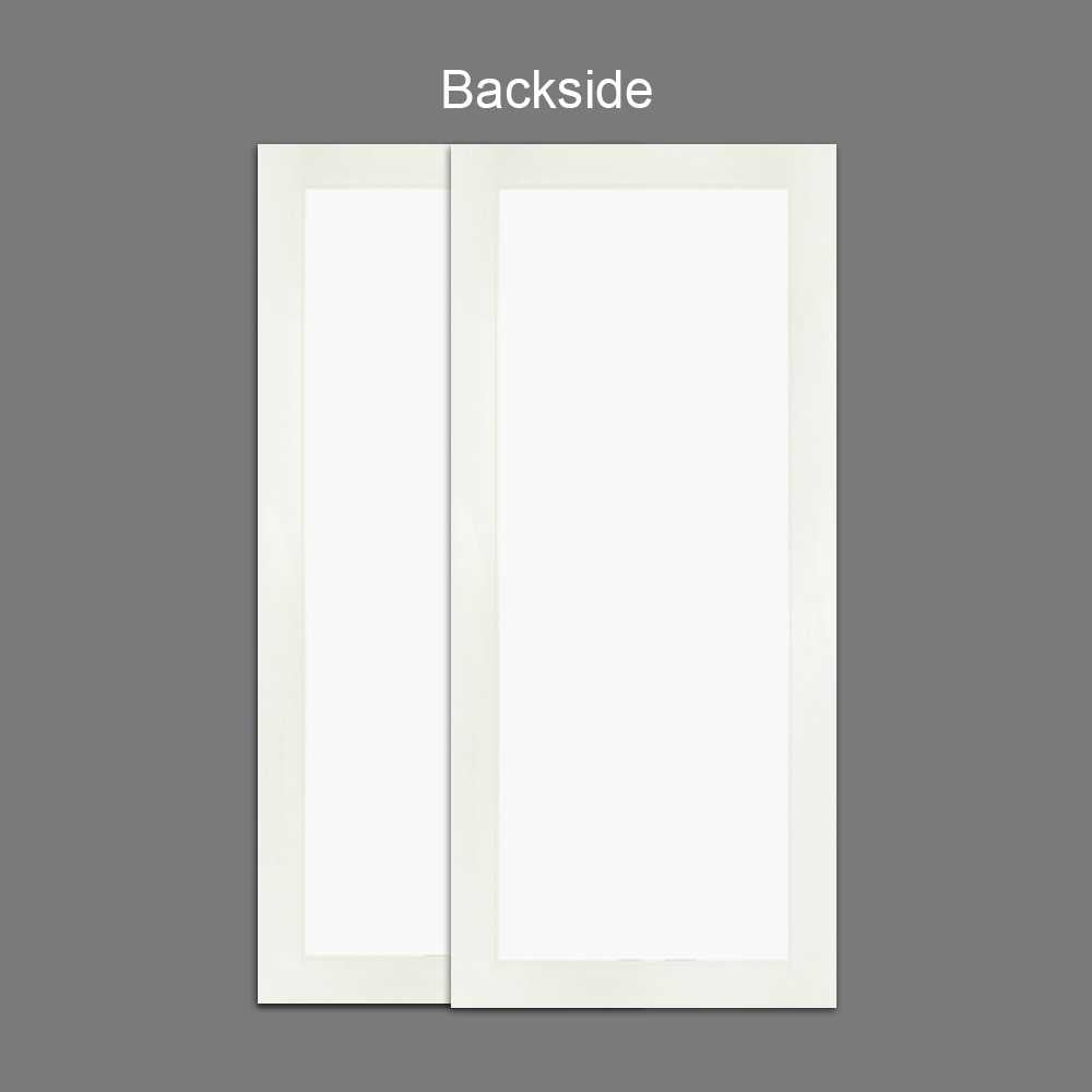 White Beveled Edge Mirror Bypass Closet Door with Mirror Panels 0001 ...